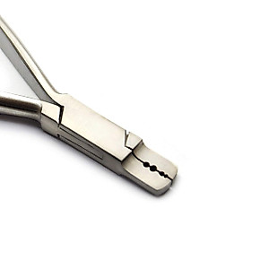 MEDSPO Professional Dental Pliers | Orthodontic Braces Arch Forming Hard Wire TC | Utility Pliers | Dental Wire Bending Cutter Lab New (Lingual Archwire forming Plier)