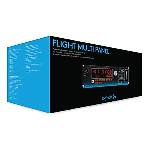 Logitech 945-000028 - G Saitek Pro Flight Multi Panel (Black) (Renewed)