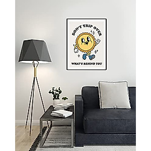 Retro Poster Wall Art, Aesthetic Posters, Trendy Room Decor for Bedroom Aesthetic, Cute Room Decor, Vintage Art Nostalgia poster for room aesthetic (12x16 inches)