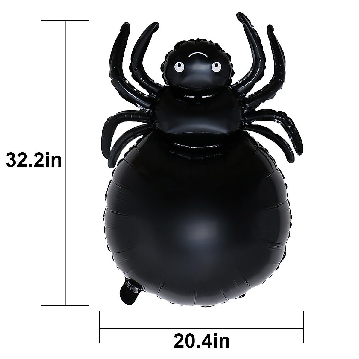 Spider Balloons Animals Balloons Black Spider Foil Balloons for Spider-Themed Party Birthday Party Supplies Decorations Halloween Party Decorations Balloons Party Sets-5pcs
