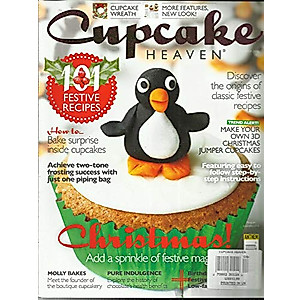 CUPCAKES HEAVEN MAGAZINE, 101 FESTIVE RECIPES WINTER, 2015 (CONDITION LIKE NEW