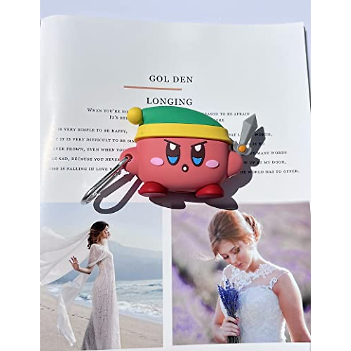 Case Design for Apple AirPods Pro Case Adorable Cartoon Cover Silicone Shockproof 3D Monster Cute Kawaii Protective Case Anti-Fall Case for Airpod Pro Case with Carabiner Ring