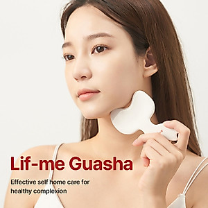 MEDITHERAPY LIF-me Guasha,Ceramic Gua Sha,Face Massage Tool, Facial Guasha, Guasha Board, Face Lift, Muscle Relief
