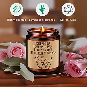 GSPY Scented Candles for Men, Women - Naughty Anniversary, Fiance Gifts for Her, Him, Couples Gifts - Funny Birthday, Mothers Day, Fathers Day, Love You Gifts for Husband, Wife, Boyfriend, Girlfriend
