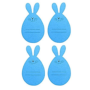 4Pcs Easter Cutlery Bag Set Festive Party Cutlery Decoration Bag Cutlery Decoration LQ6