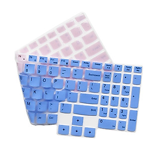 Keyboard Cover Compatible with 15.6" Lenovo Legion 5 Pro, Legion 7 7i Slim 15, IdeaPad Gaming 3 3i 15 inch, Lenovo Legion 5 5i 5p 5pi 15.6" 17.3" Gaming Laptop, 16" Lenovo Legion 7 (Light Pink & Blue)