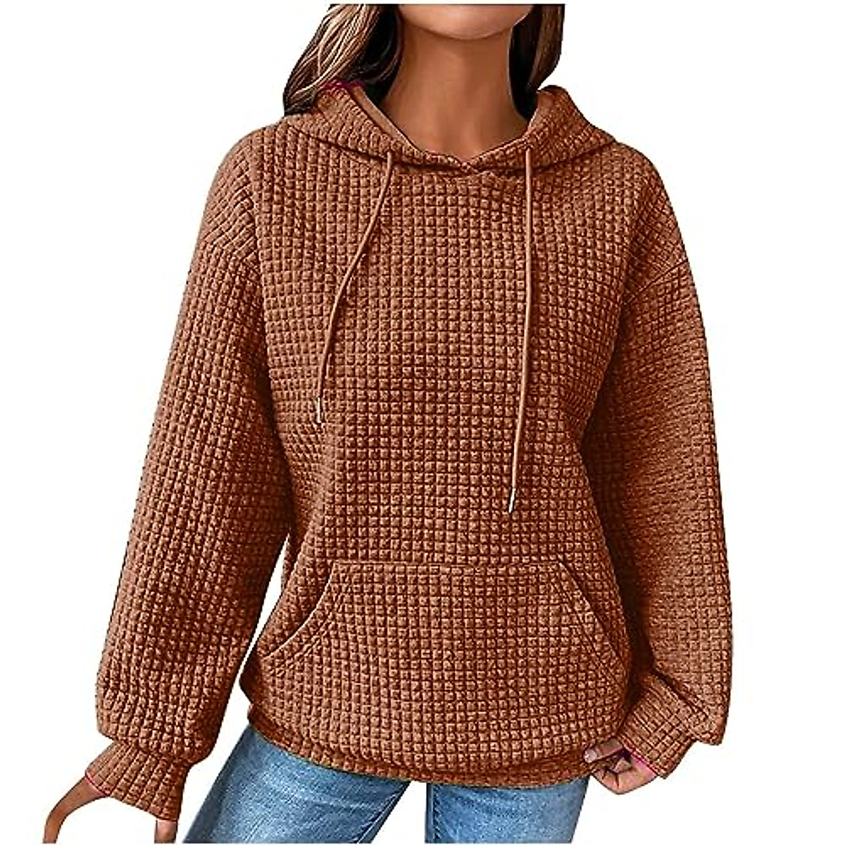 HUMMHUANJ Hoodies For Women Casual Long Sleeve,valentine sweater girls,women's pjs sets clearance,womens coats plus size 2x,valentine's sweater,womens essential tops,track orders to be delivered