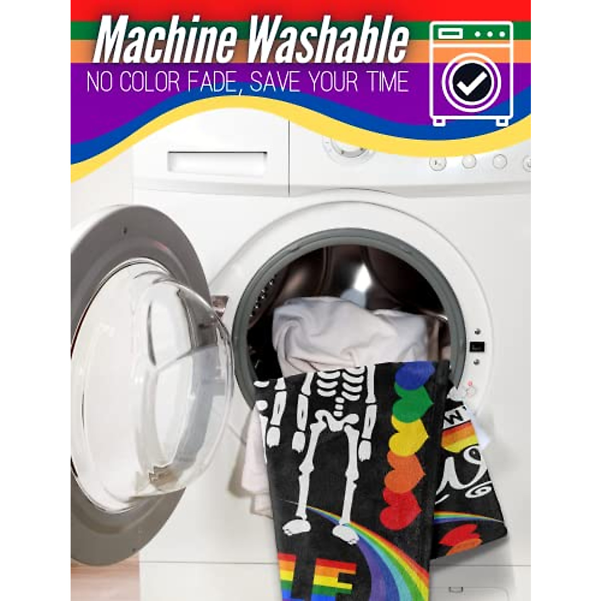 InnoBeta LGBTQ Blanket, LGBT Gifts, for LGBTQ, Gay, Lesbian, Transexual, Friends, Besties, Gay Pride, Rainbow, Soft Throw Blanket Bed, Sofa Blanket - 50"x 65"…