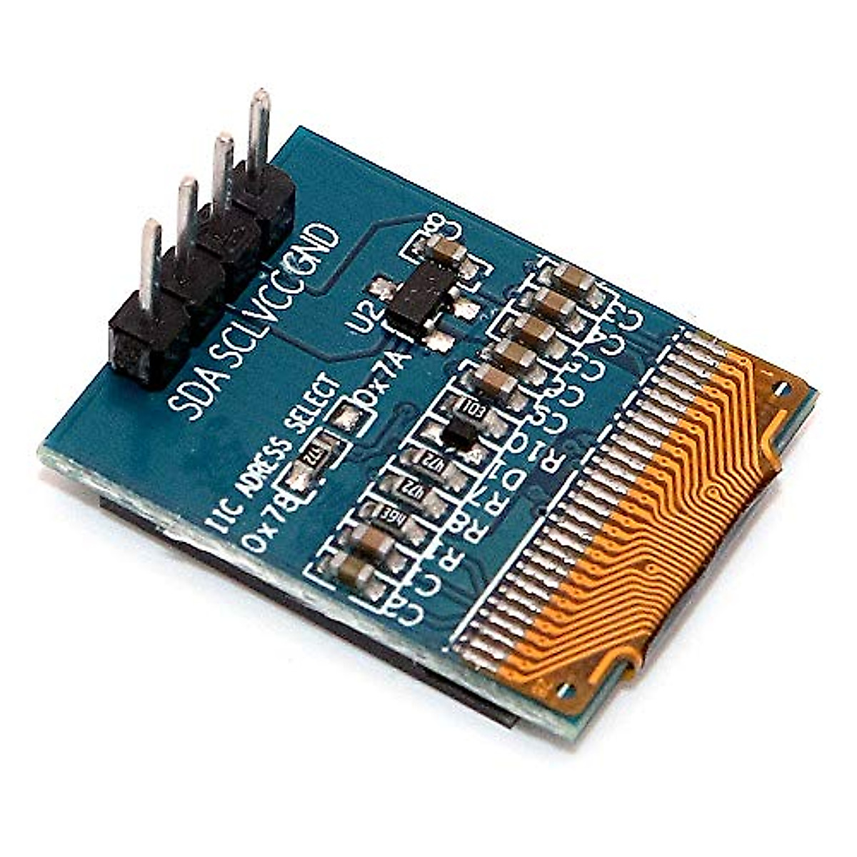 DollaTek 2Pcs SSD1306 4P 0.66inch OLED Display Module 64x48 Screen IIC I2C for Arduino AVR STM32 LCD Module
