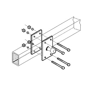EAZ LIFT Parts/Accessories Sway Control Adapter 2" x 3" (48385)