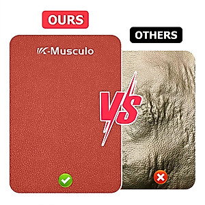 K-Musculo Vinyl Fabric, Marine Faux Leather Upholstery, for Upholstery Crafts, DIY Sewings, Sofa, Handbag, Earrings, Hair Bows Decorations (Orange Red 54 * 12inch) 1FT