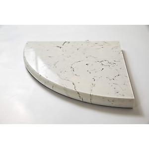 Natural Stone Accessories Shower Corner Shelf MM Quartz Statuary Size 9"x 9" Both Sides Polished