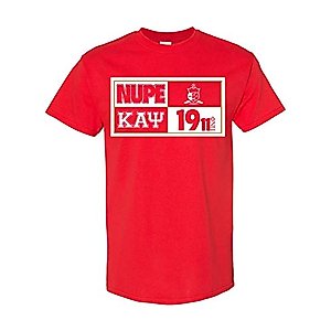 Kappa Alpha PSI Flag T-Shirt (Large, RED)