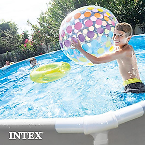 Intex 26711EH Prism Frame Premium Above Ground Swimming Pool Set: 12ft x 30in – Includes 530 GPH Cartridge Filter Pump – SuperTough Puncture Resistant – Rust Resistant – 1718 Gallon Capacity