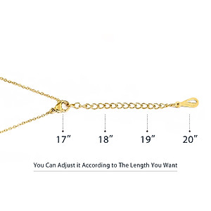 Lazycat Personalised Simple Blank Long Bar Necklace,Can Be Custom The Name Necklace