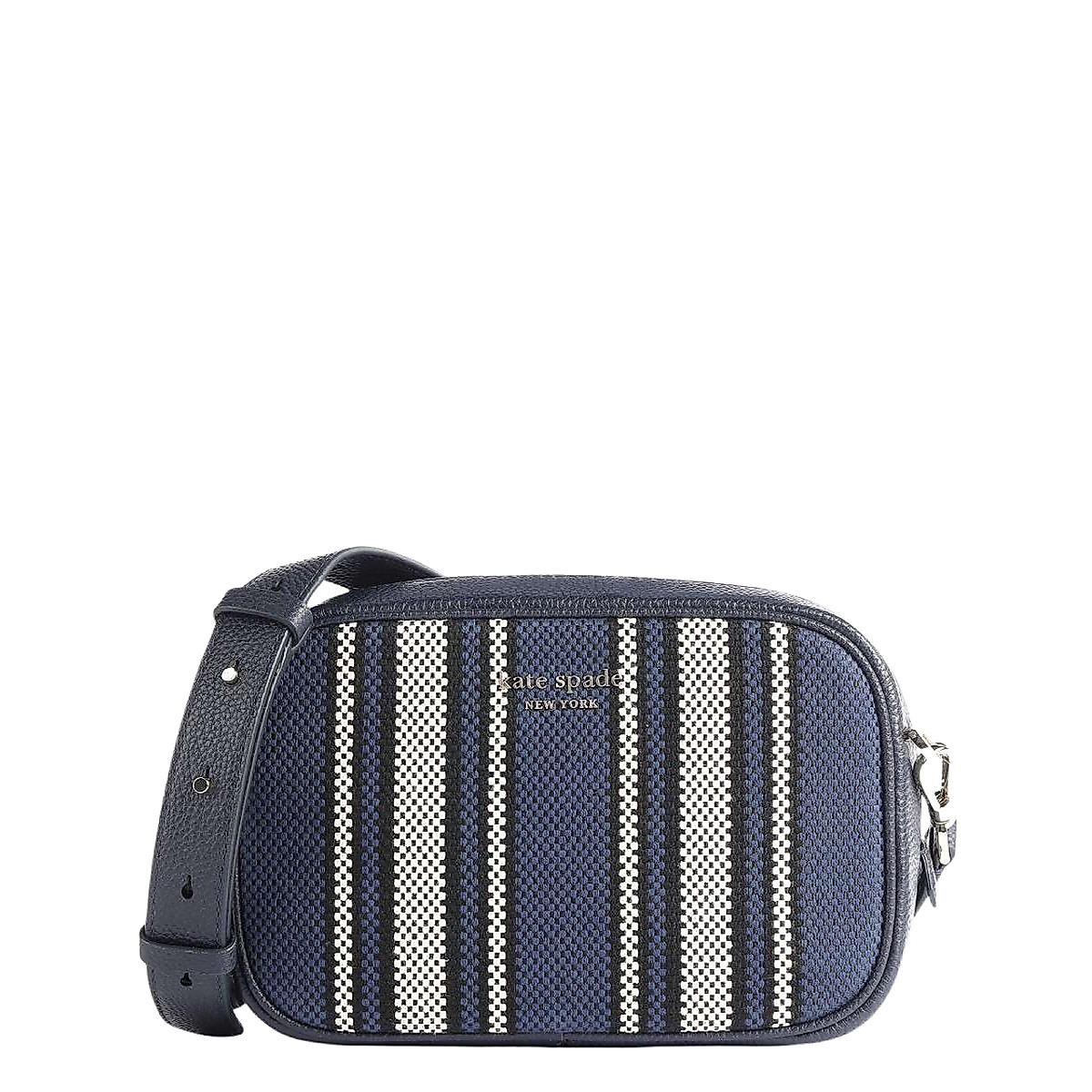 kate spade new york Astrid Canvas Stripe Medium Camera Bag Blazer Blue Multi One Size