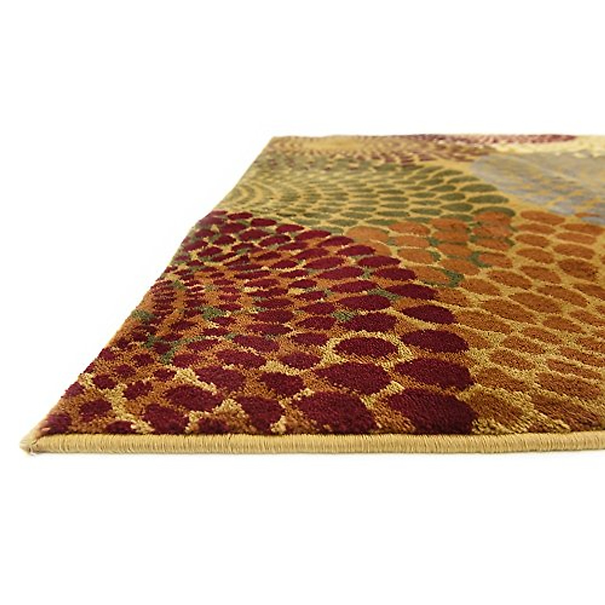 Unique Loom Barista Collection Area Rug - Java (5' 3" x 8' Rectangle, Beige/ Black)