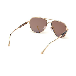 Tom Ford FT0670 - 28E Sunglasses Gold Frame w/ Brown Lens 61mm