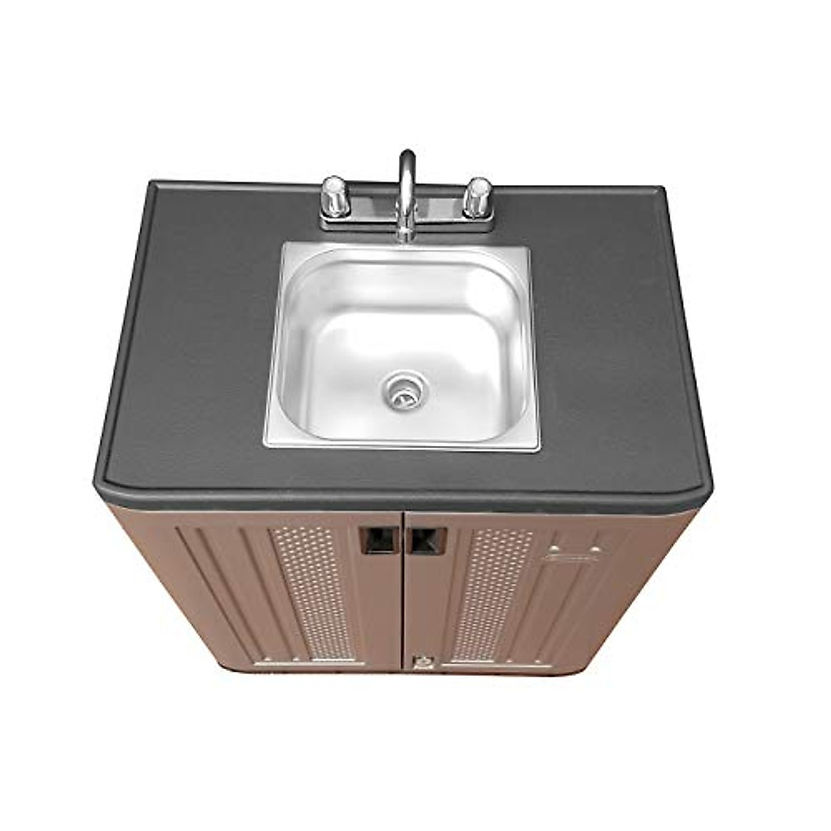 Concession Sinks - Standard Size Electric 1 Compartment with Hot Water for Food Vending Trailer, Hand Wash