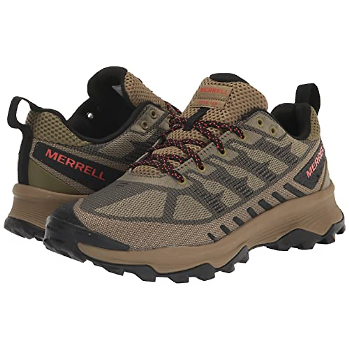 Merrell Men's Speed Eco Hiking Shoe, HERB/Coyote, 14