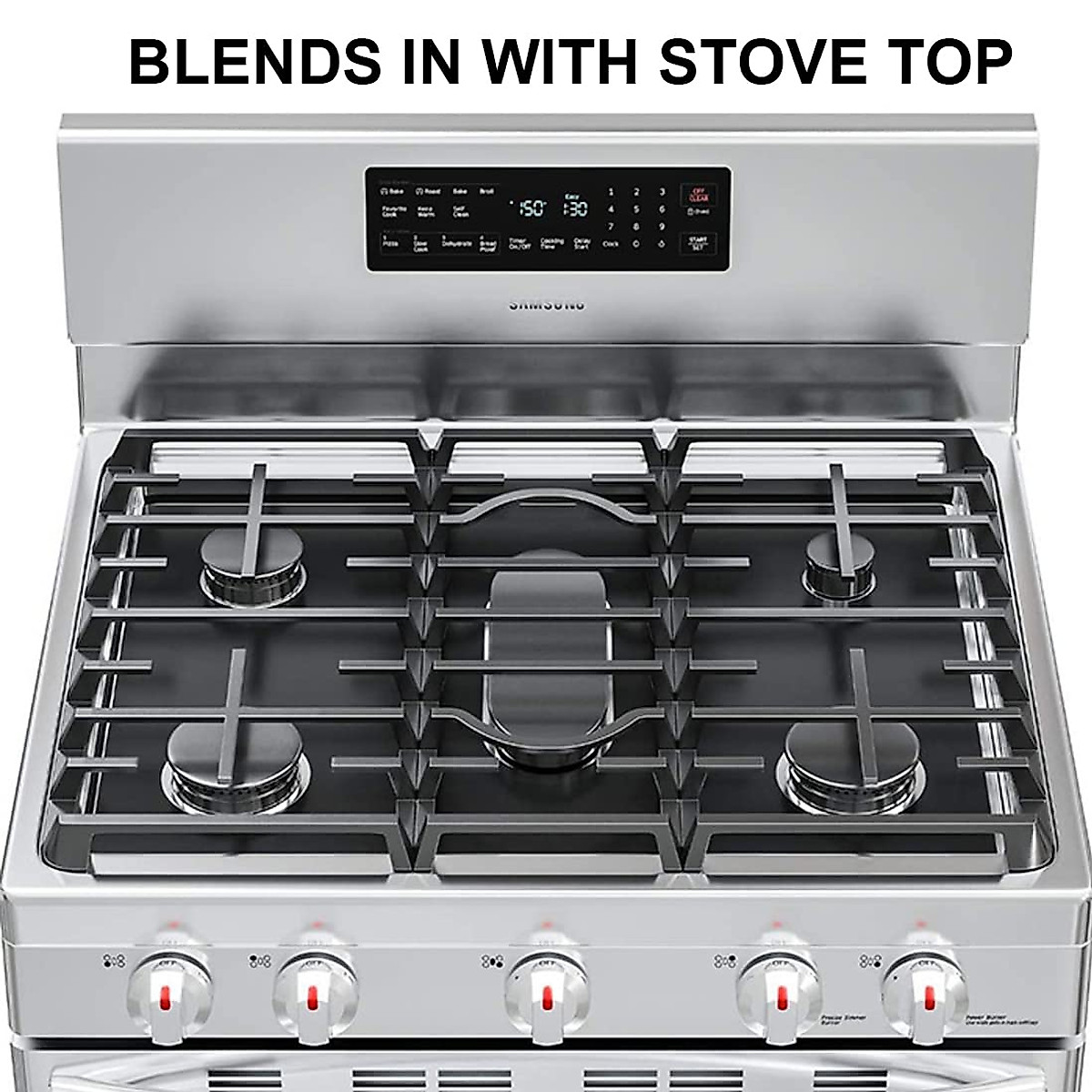 Stove Cover stove top protector, Non-Stick Stove Liner stove gap covers Stove Top Protectors for Samsung Gas stove burner covers，Washable Stove Protector Keep Stove Clean