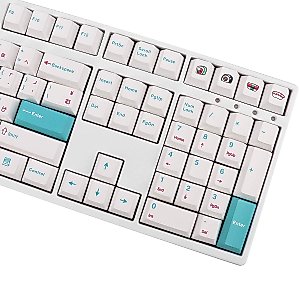 PBT Japanese Keycaps 135 Keys Dye Sublimation Cherry Profile with Key Puller Suitable for 104/87/61 60% MX Cherry Gateron Gaming Keyboard（Sushi Keycaps）
