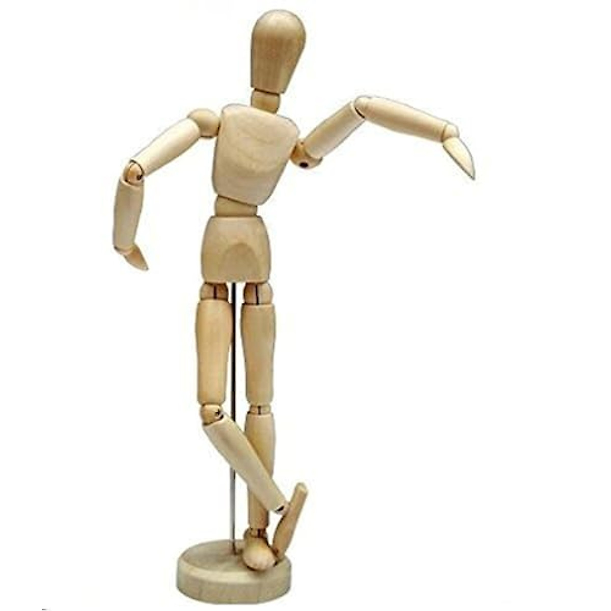 HSOMiD 12'' Artists Wooden Manikin Jointed Mannequin Perfect for Home Decoration/Drawing The Human Figure (A)
