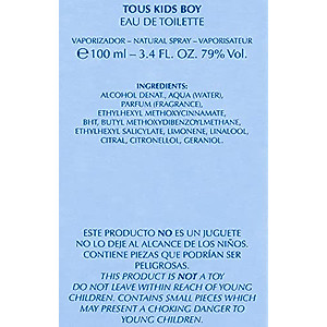 TOUS Boy Eau De Toilette Spray 3.4 Ounces