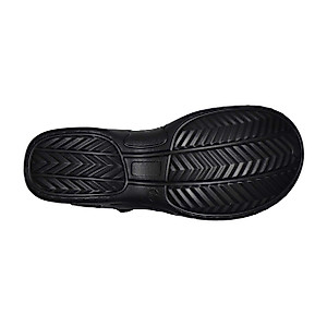 Natural Uniforms Ultralite Women's Clogs with Strap (Size 8, Black)