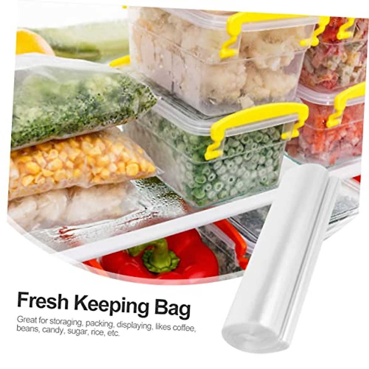 COHEALI Shrink Film Vacuum Pack Bags Clear Packing Bags Vacuum Seal Storage Bags 1 Roll Heat Shrink Wrap Heat Shrink Bags for Chickens Shrinkable Wrapping Bag Shrink Film Wrap Sealer Bags