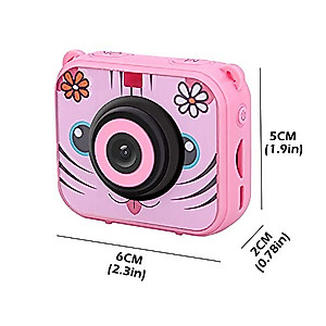 Digital Camera, Kids Camera Waterproof Vlogging Camera Sports Camera, Shockproof Anti-Fall Compact Portable Mini Cameras with Powerful Battery Life,Gift for Girls Boys