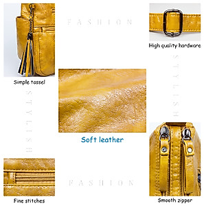 VOLGANIK ROCK Purses for Women Soft PU Leather Shoulder Bag Ladies Crossbody Purse and handbags Lightweight Pocketbook