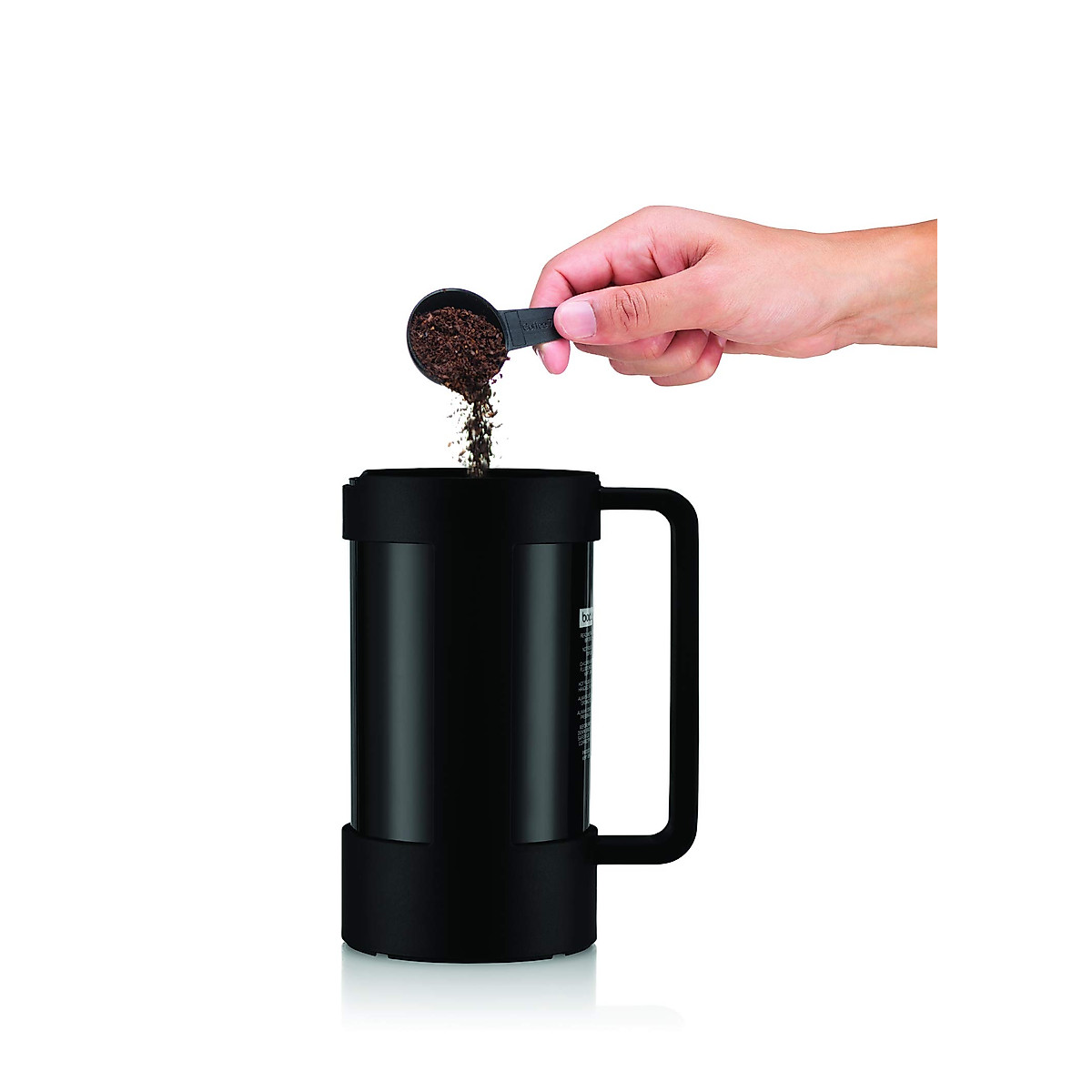 Bodum Bean Sustainable French Press Coffee Maker, 34 Ounce, Black