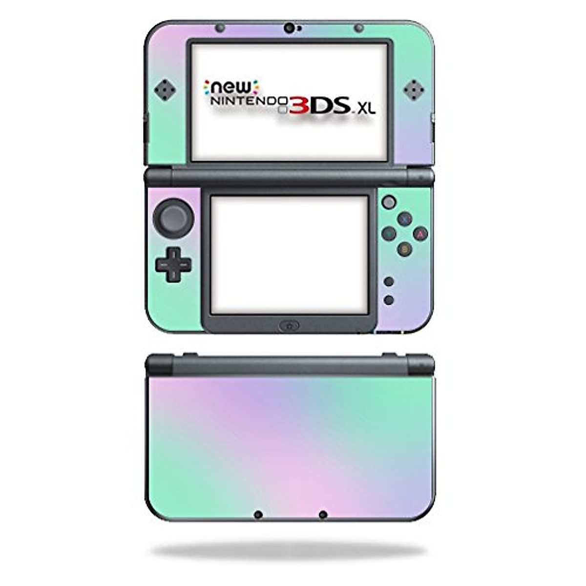 MightySkins Skin Compatible with Nintendo 3DS XL (2015) - Cotton Candy | Protective, Durable, and Unique Vinyl Decal wrap Cover | Easy to Apply, Remove, and Change Styles | Made in The USA