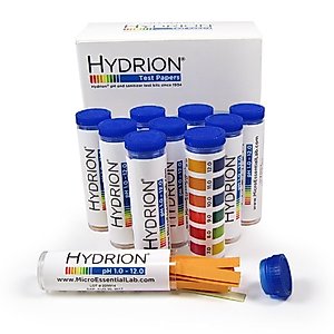 Hydrion Regular Ph Strips, Wide Range, Ph 1-12
