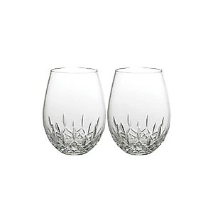 Waterford Giftology 40030536 Glass Set of 2, 22floz, Crystal, Lismore Nouveau Red Wine Set