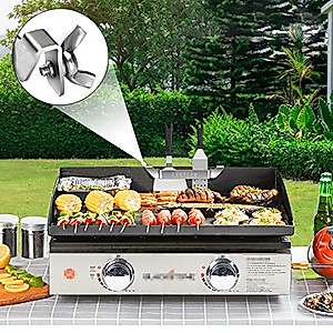 Stainless Steel Griddle Spatula Holder, Barbecue Spatula Holder ,Griddle Accessories for Blackstone Griddle Camp Chef Flat Top Griddle and Other Grill Griddles, Blackstone Grill Accessories -1 Pack