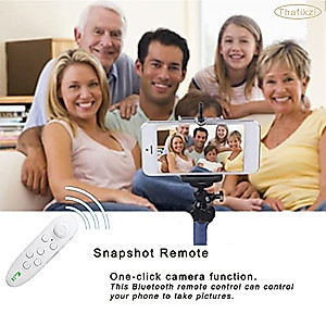 Wireless VR Controller for Phones Compatible with iOS/Android, Joystick Remote for Tiktok Support iPhone/iPad/Android Phones/Tablet Laptops to Control Music Video, Selfie, Mouse, E-Book (Upgrade)