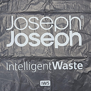 Joseph Joseph Intelligent Waste IW5 Compaction Bin Liners for Titan 5 gallon/20 liter, Black