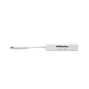 U.S. Robotics USR5637 56K USB Controller Dial-Up External Fax Modem with Voice