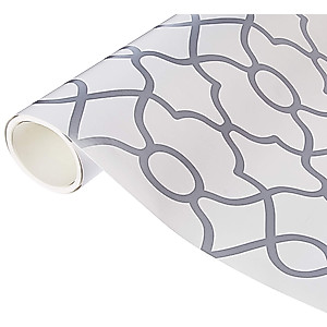 NuWallpaper NU2877 SSilver Clearly Cool Peel & Stick Wallpaper, Metallic