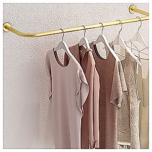 VejiA Home Clothing Rail,Heavy-Duty Commercial Grade Clothes Rail,Clothing Store Display Rack,Wall-Mounted Hanger Clothing Garment