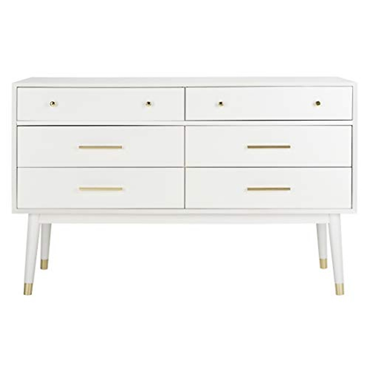 Safavieh Couture Home Madden Modern Retro White 6-drawer Dresser