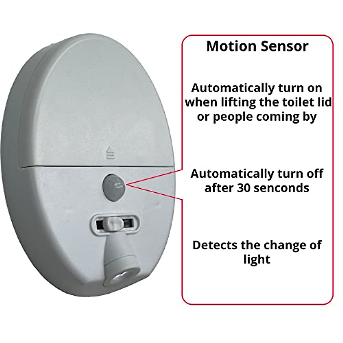 Toilet Night Light Projector with Motion Sensor, Let's Go Brandon Gift, Gag Gifts, Novelty Gifts, Funny Gifts, I did That Sticker for Men Women Father