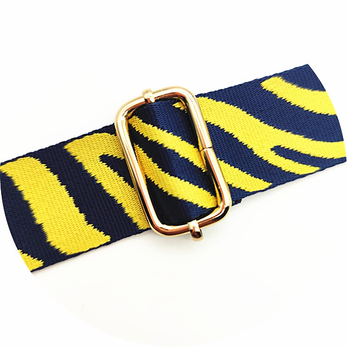 Beacone Wide Shoulder Strap Adjustable Replacement Crossbody Handbag Purse Strap Belt (Zebra Pattern-White)