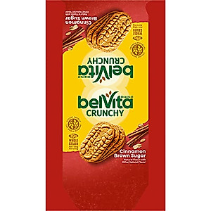 BelVita Cinnamon Brown Sugar Breakfast Biscuits, 8 Packs (4 Biscuits Per Pack)
