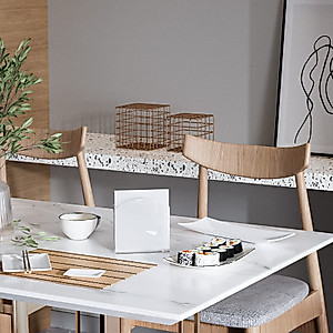 PITBVO Napkin Holder, 2 Pack Clear Acrylic Napkin Holder for Table,Tissue Paper Cocktail Napkin Holder for Kitchen, Dinner Napkin Dispenser for Bar, Restaurant