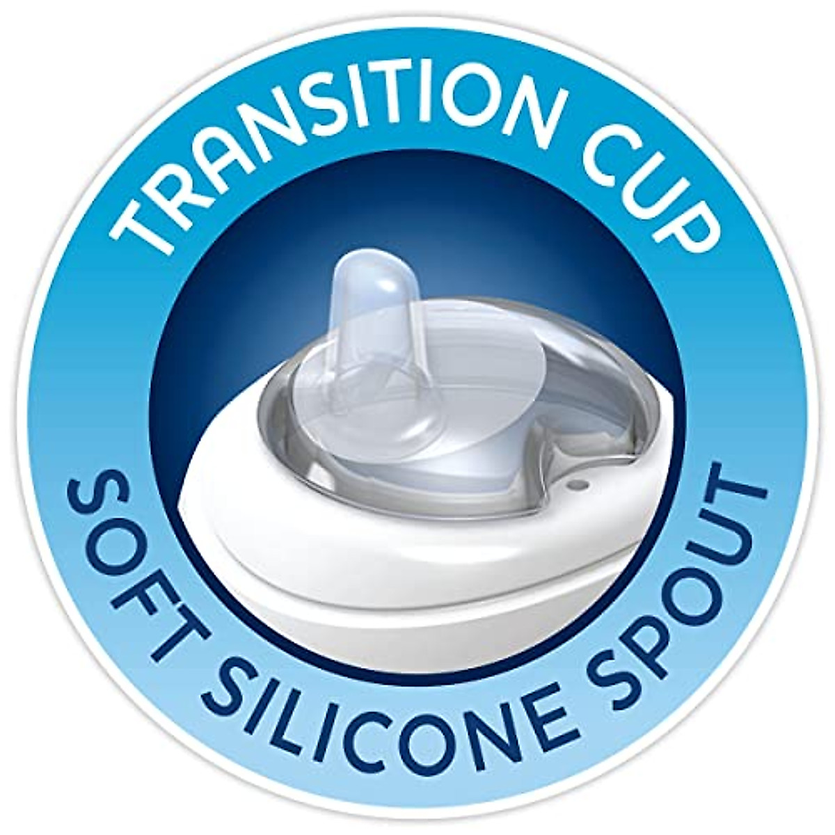 Chicco Soft Silicone Spout Spill Free Transition Baby Sippy Cup 7oz Pink 4m+