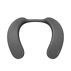 Sony SRS-NS7 Neckband Bluetooth Speaker with personalized home theater audio, Built-in mic, 12 Hours of Battery Life, IPX4 Splash-Resistant, and included wireless TV adaptor WLA-NS7.