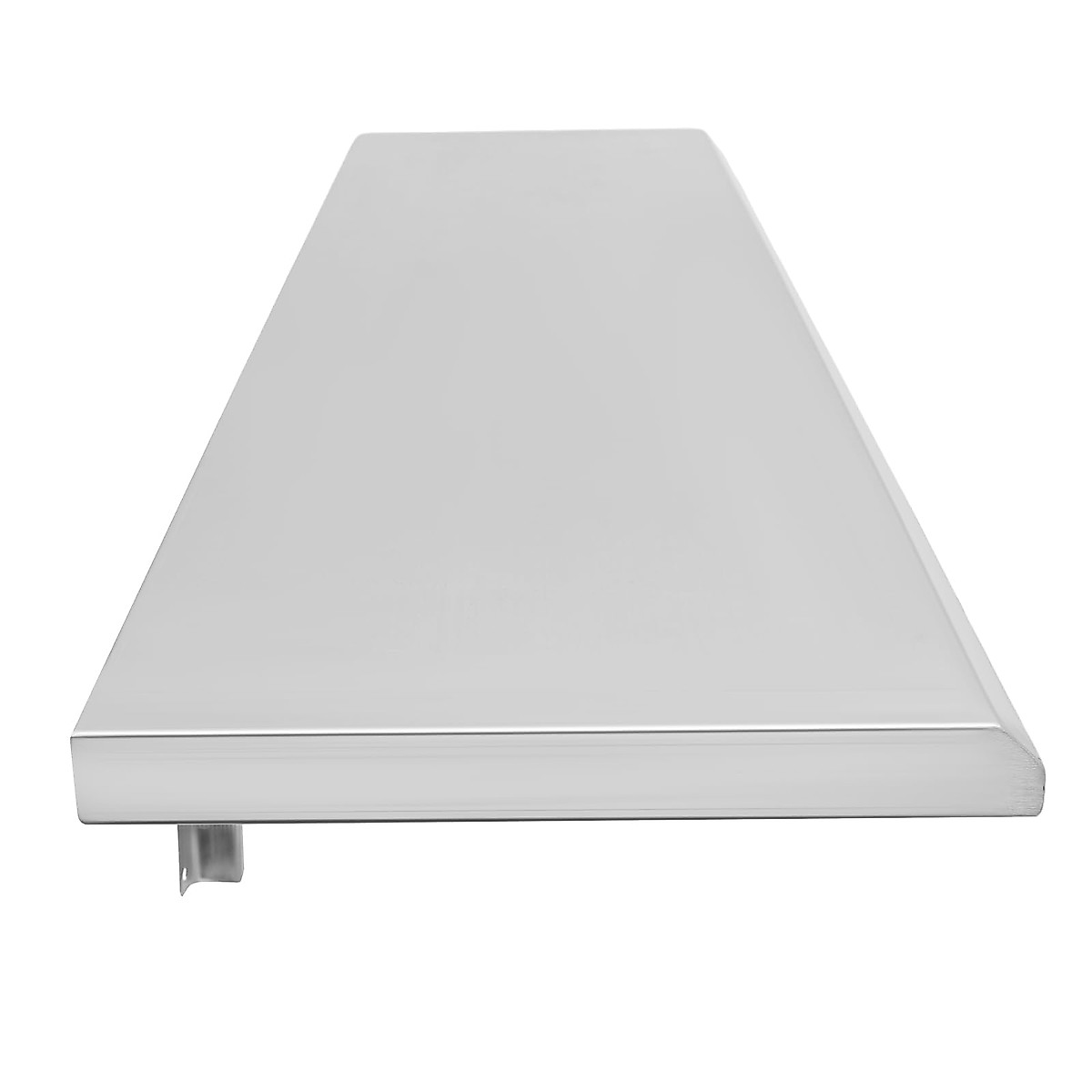 GALAXYWAY 48" L x 12" W Folding Concession Shelf, Wall Mount Folding Shelf Stainless Steel Folding Concession Shelf Drop Down Serving Window Concession Food Serving Shelf for Food Truck Food Trailer